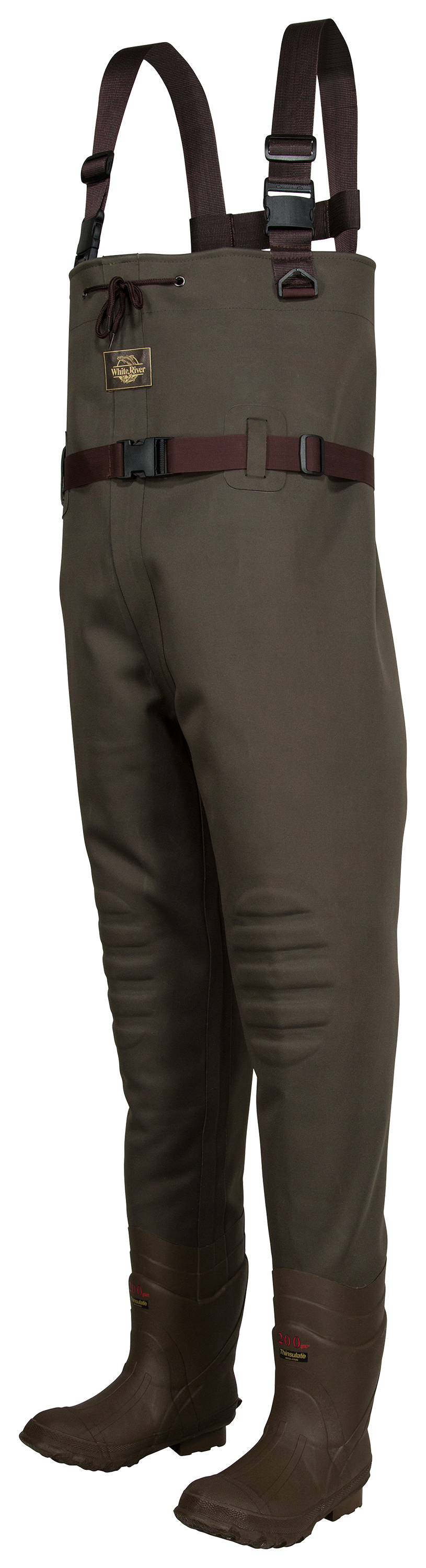 White River Fly Shop BONE-DRY Hobbs Creek Lug Sole Chest Waders for Men ...